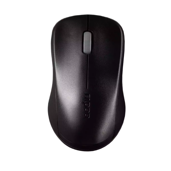 Rapoo 1620 Wireless Optical Mouse – 1000 DPI, Reliable, Black – DokanTech